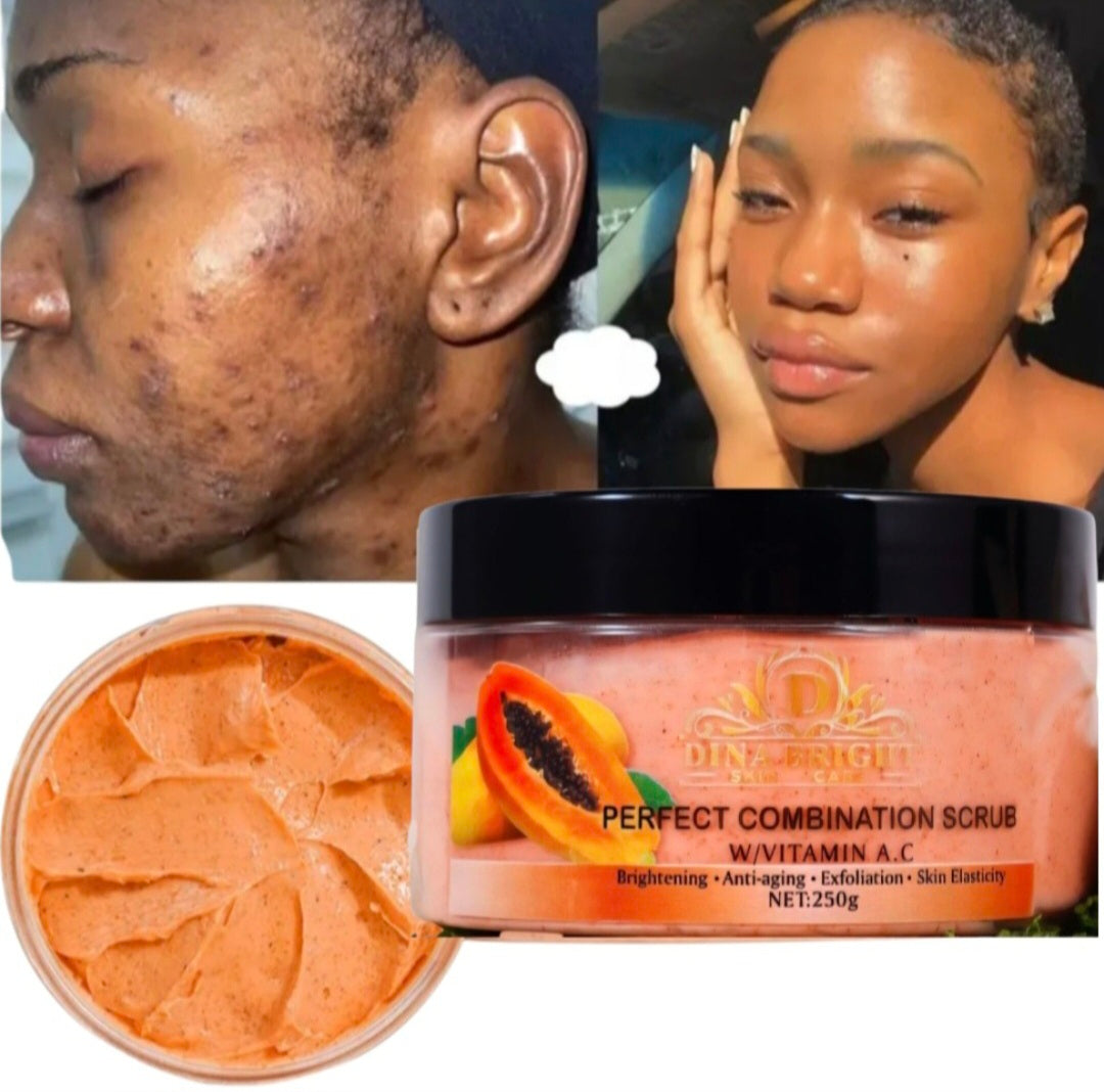 PERFECT WHITENING FACE & BODY SCRUBS.